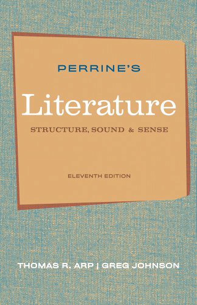 Pre-Owned Perrine's Literature: Structure, Sound, and Sense (Hardcover ...