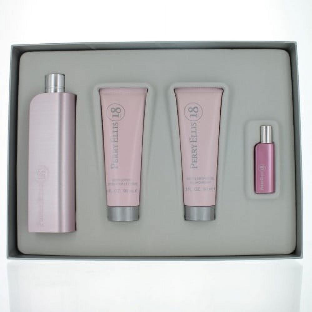 Perry Ellis 18 Eau de Parfum 4PCS Gift Set For Women - Walmart.com
