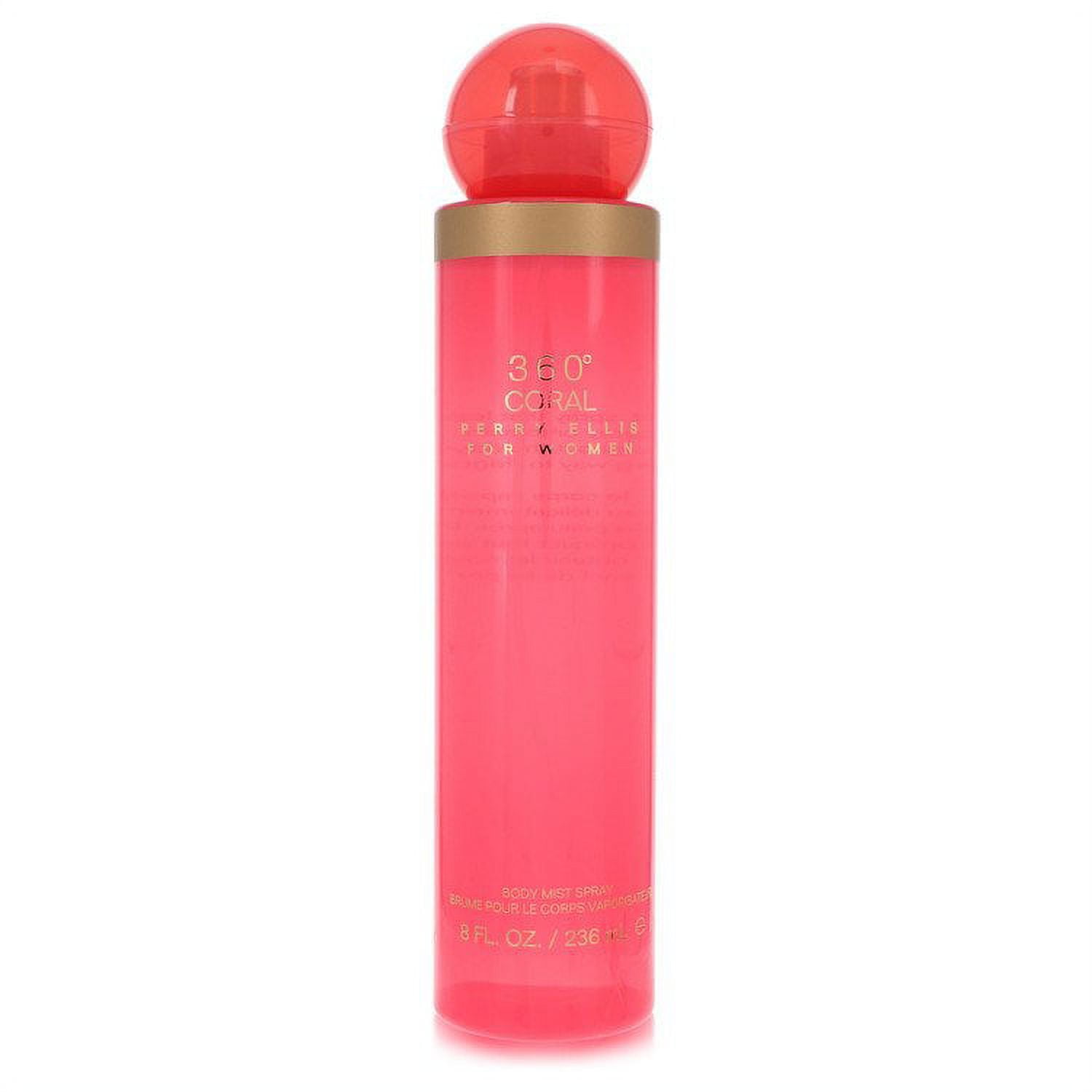 Perry Ellis 360 Coral by Perry Ellis Body Mist 8 oz for Women - Walmart.com