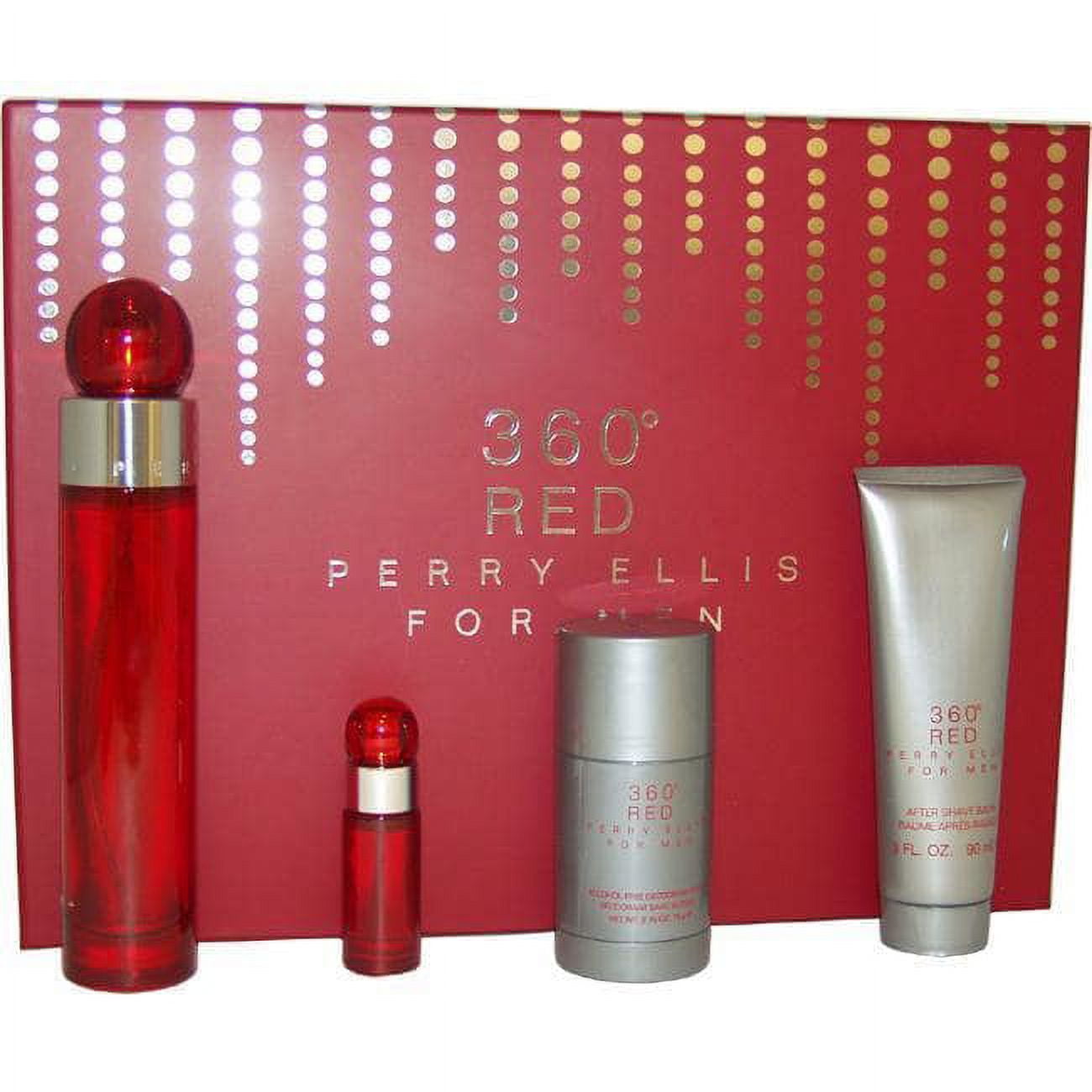 Perry Ellis 360 Red 140886 Set-Eau de Toilette Spray 3.4-Oz and ...