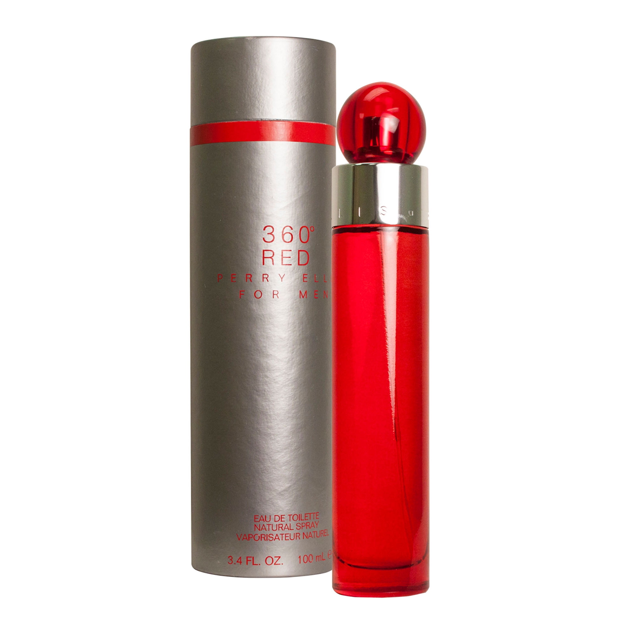 Perry Ellis 360 Red Cologne for Men - 3.4 oz EDT Spray - Walmart.com