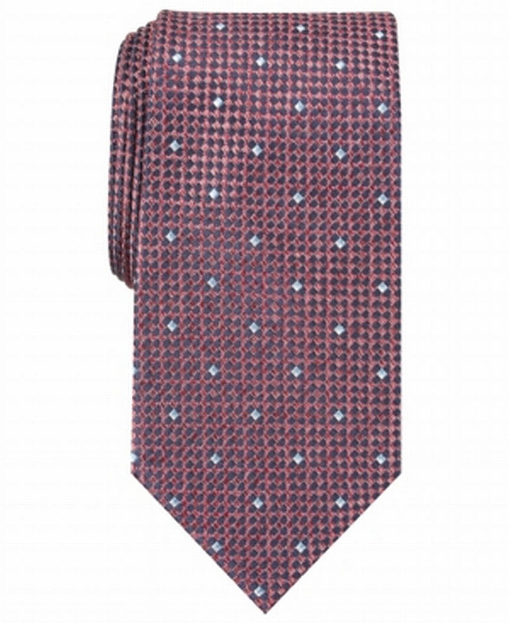 Perry Ellis Men’s Arran Neat Silk Ties, Red - Walmart.com