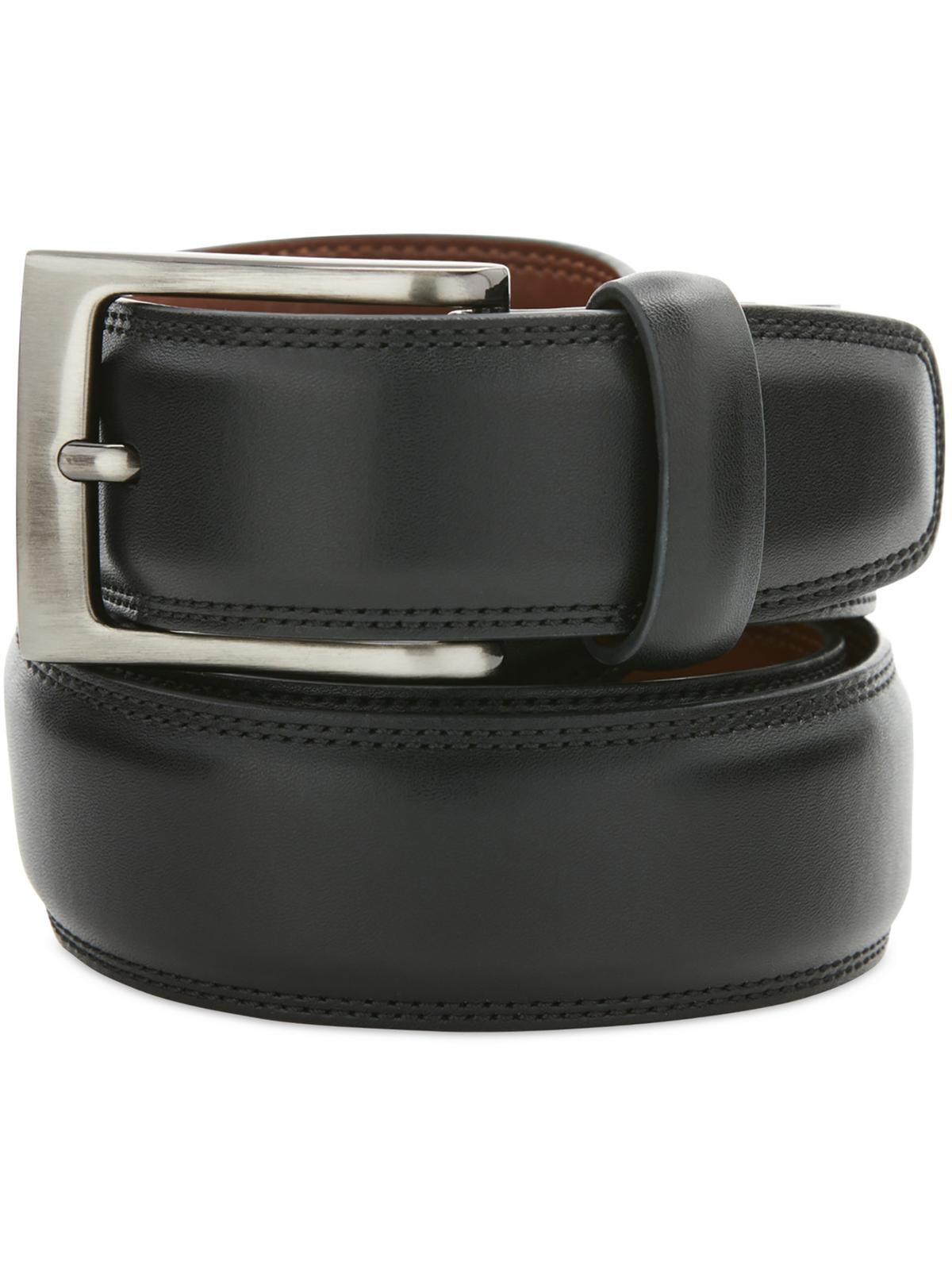 Perry Ellis Mens Bonded Leather Buckle Dress Belt - Walmart.com