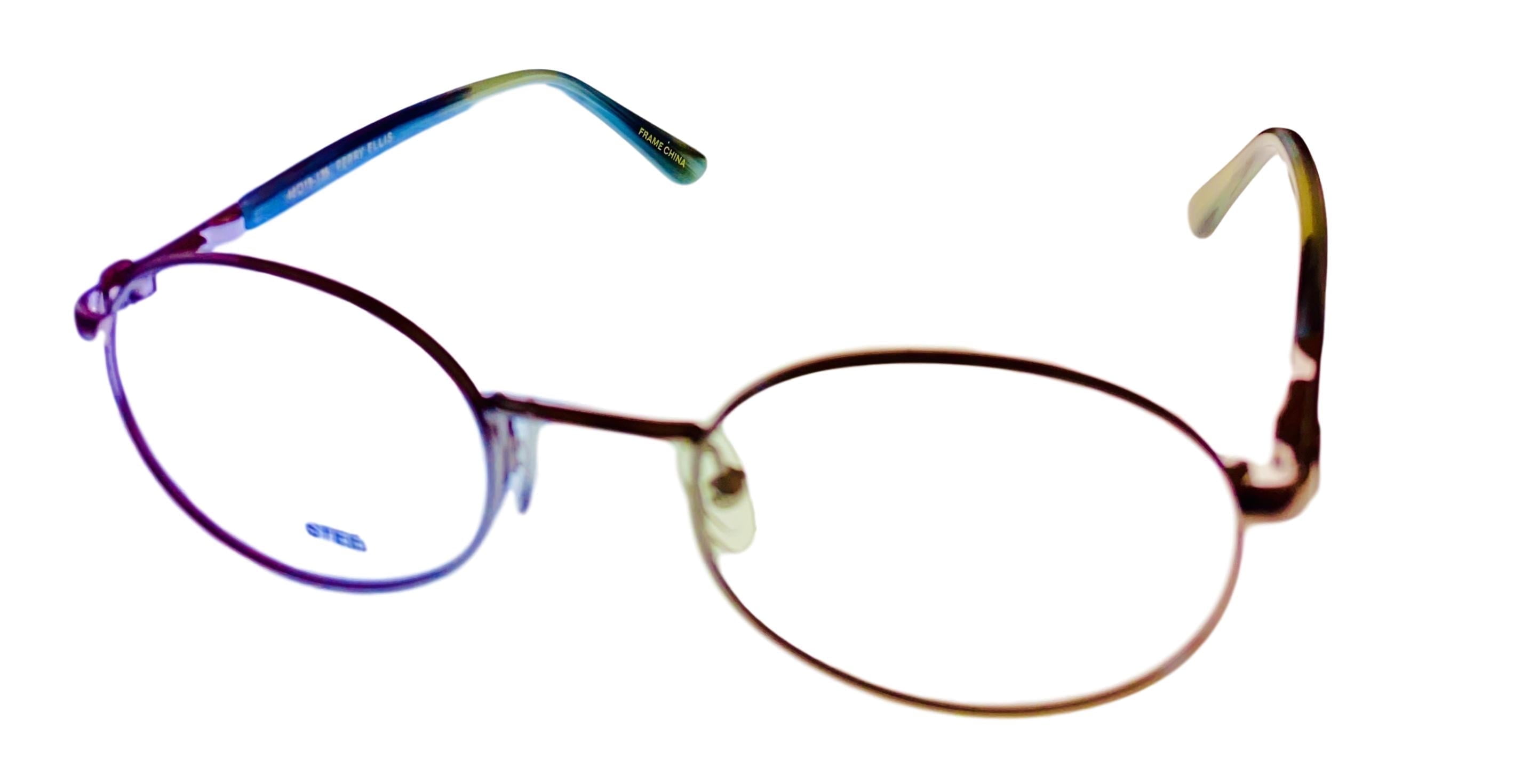 Perry Ellis Mens Metal Round Eyeglass Frames, Model 325 2, Gunmetal ...