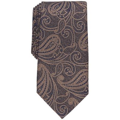 Perry Ellis Mens Hamilton Paisley Tie Tan One Size Necktie - Walmart.com