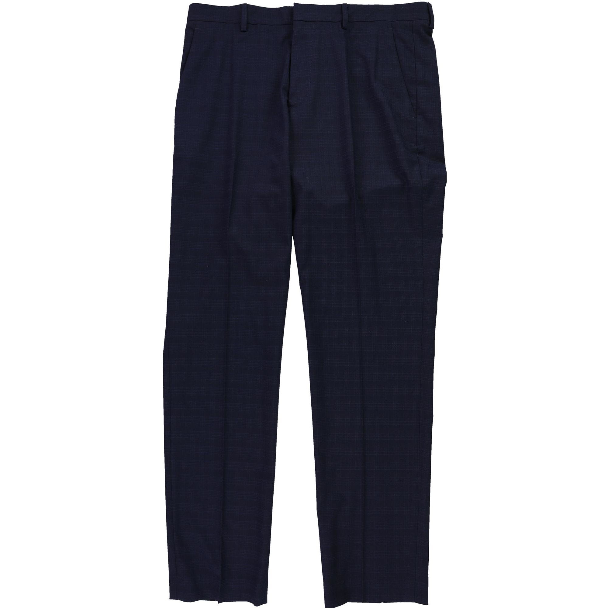 Perry Ellis Mens Portfolio Slim Stretch Casual Trouser Pants, Blue, 29W ...