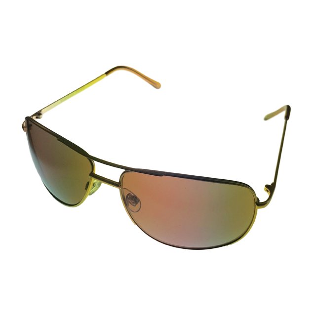 Perry Ellis Mens Sunglass Mens Silver, Matt Gold Metal Aviator Brown ...
