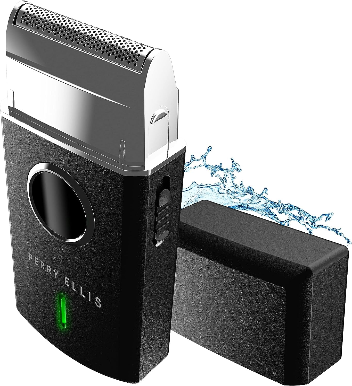 Perry Ellis Mens Travel Electric Shaver | Nickel Foil Shaver, Beard ...