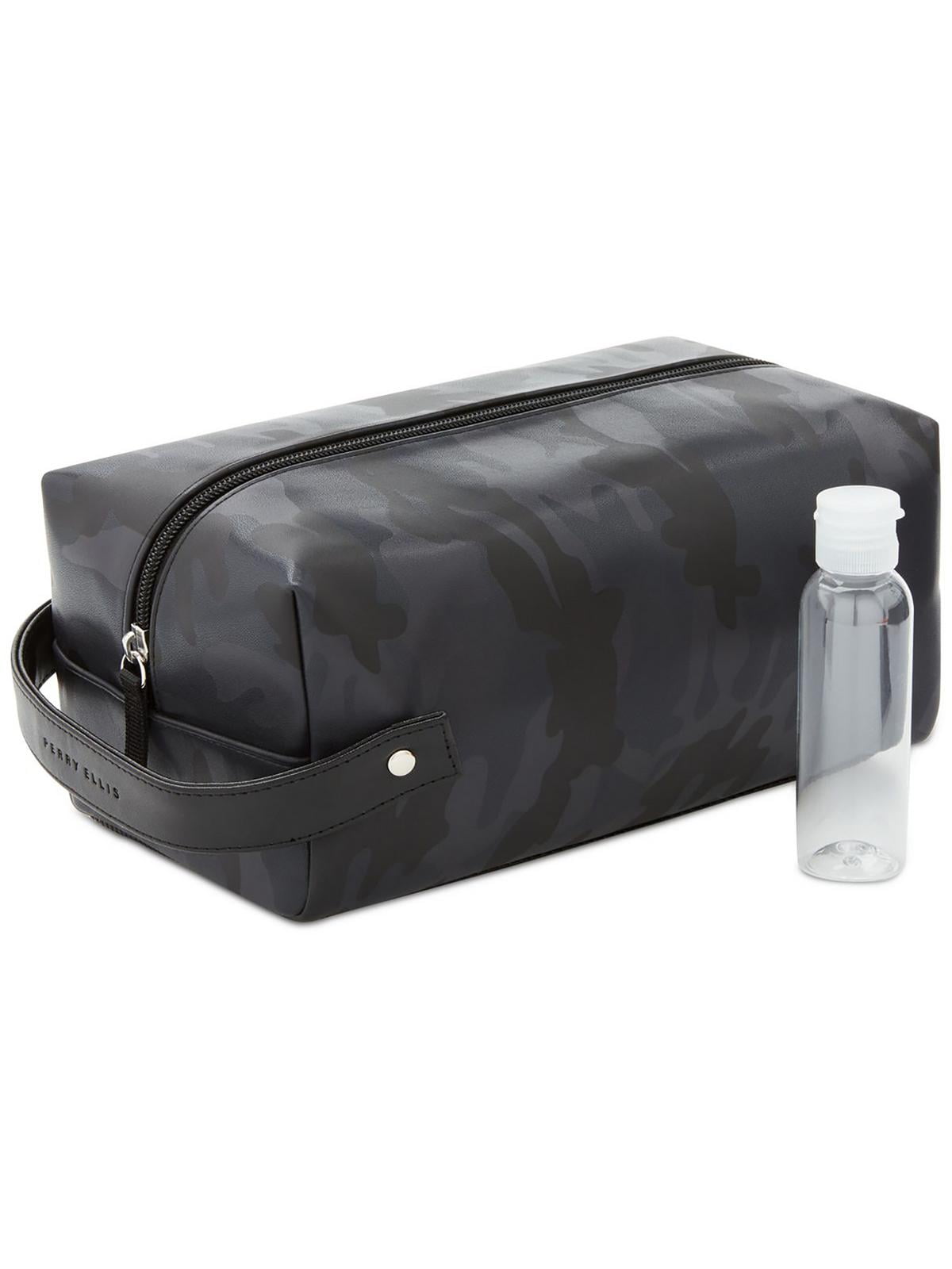 Perry Ellis Portfolio Mens Faux Leather Camouflage Travel Kit - Walmart.com