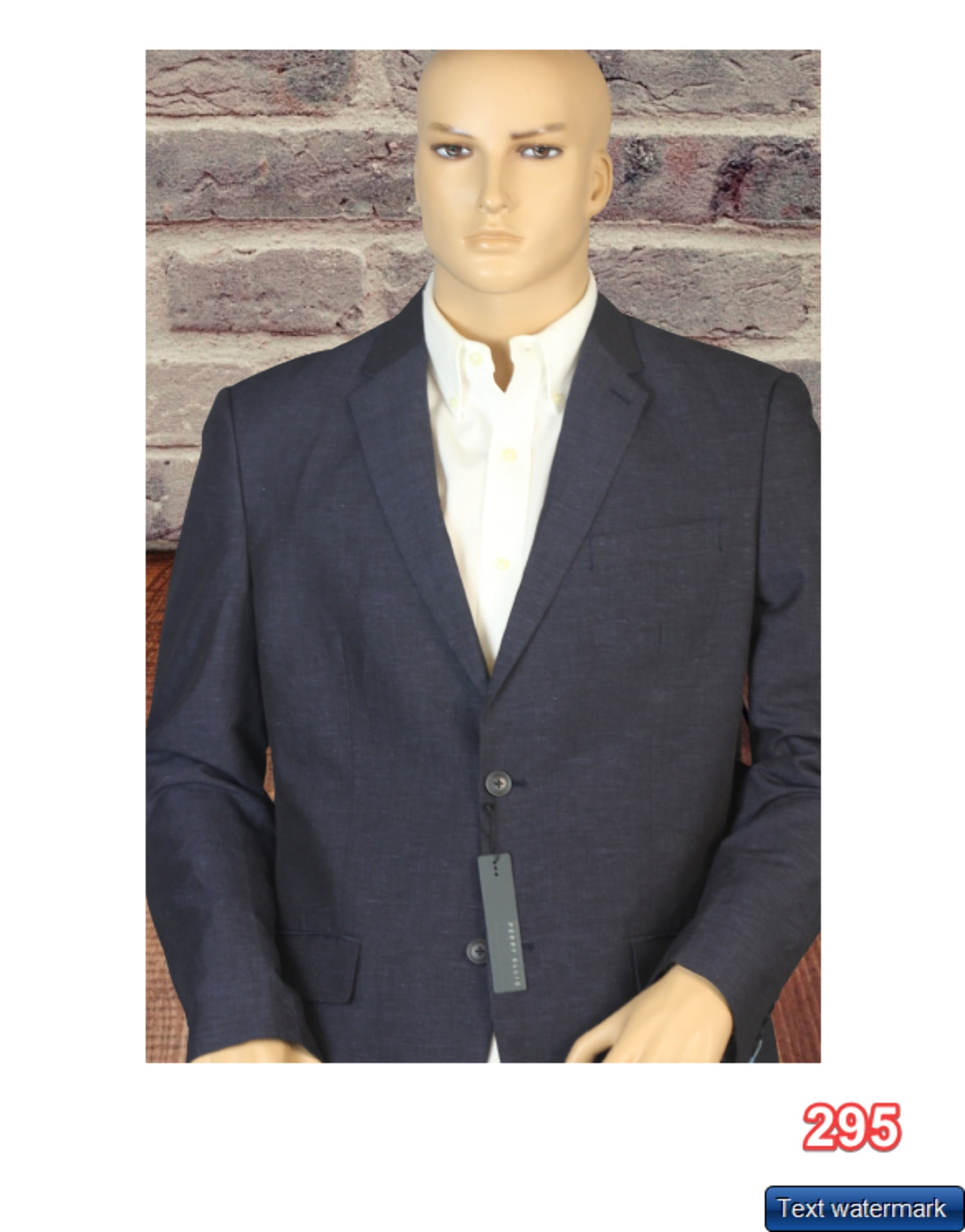 Perry Ellis Premium Navy Slim Fit Suit Jacket Sport Coat Jacket Slim ...