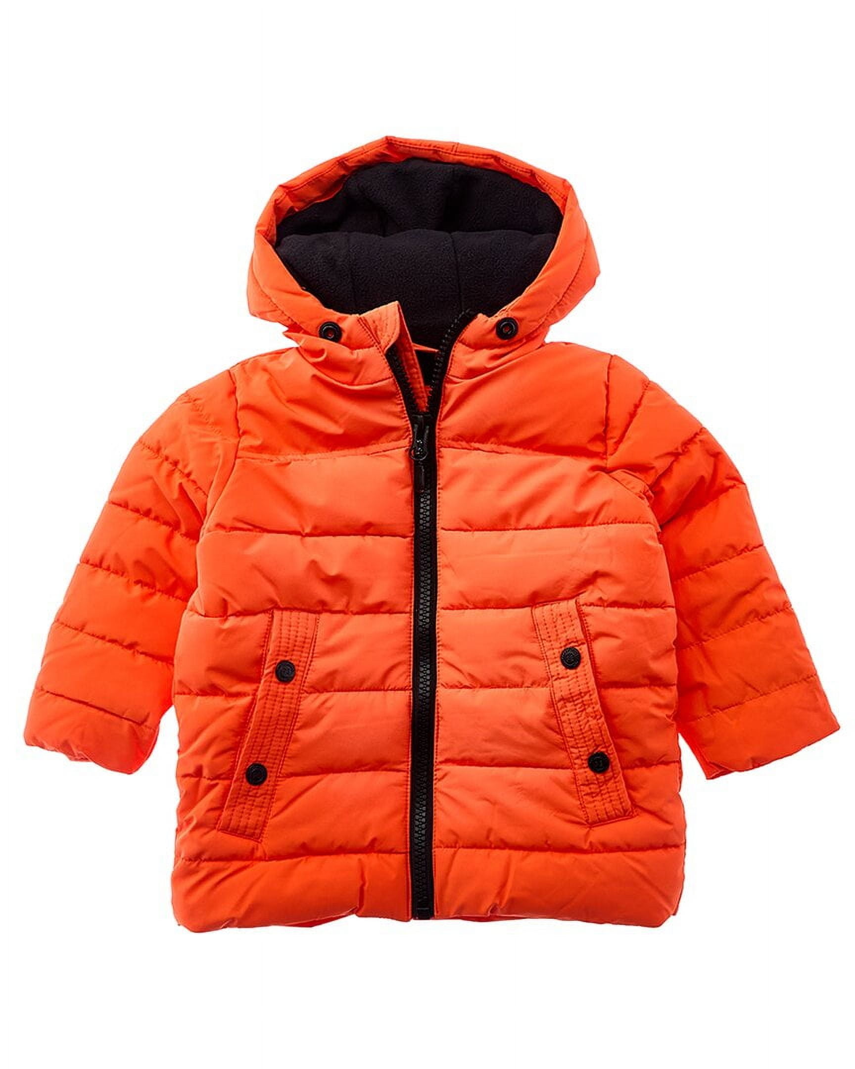Perry Ellis boys Ripstop Puffer Jacket, 2T, Orange - Walmart.com