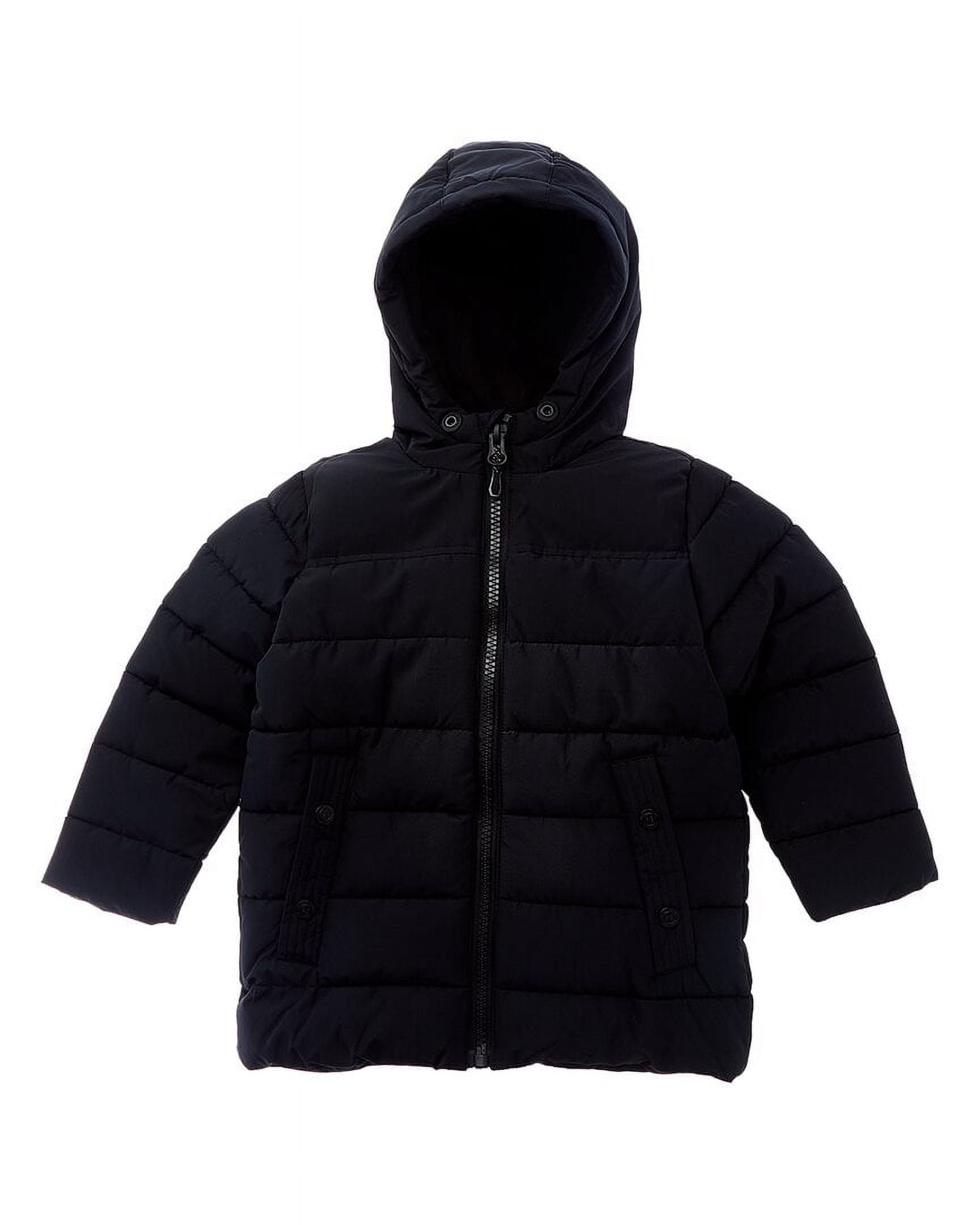 Perry Ellis boys Ripstop Puffer Jacket, 3T, Black - Walmart.com