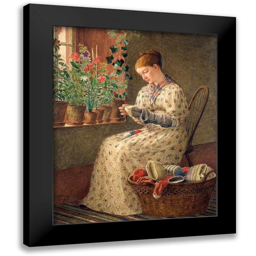 Perry, Enoch Wood 12x14 Black Modern Framed Museum Art Print Titled - A ...