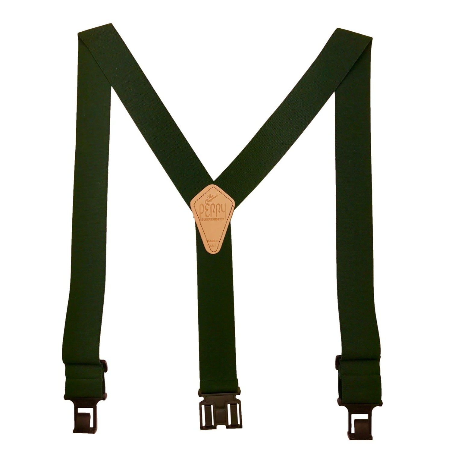 Perry Hook-On Belt Suspenders Small - The Original - Hunter - 2"W x 42 ...