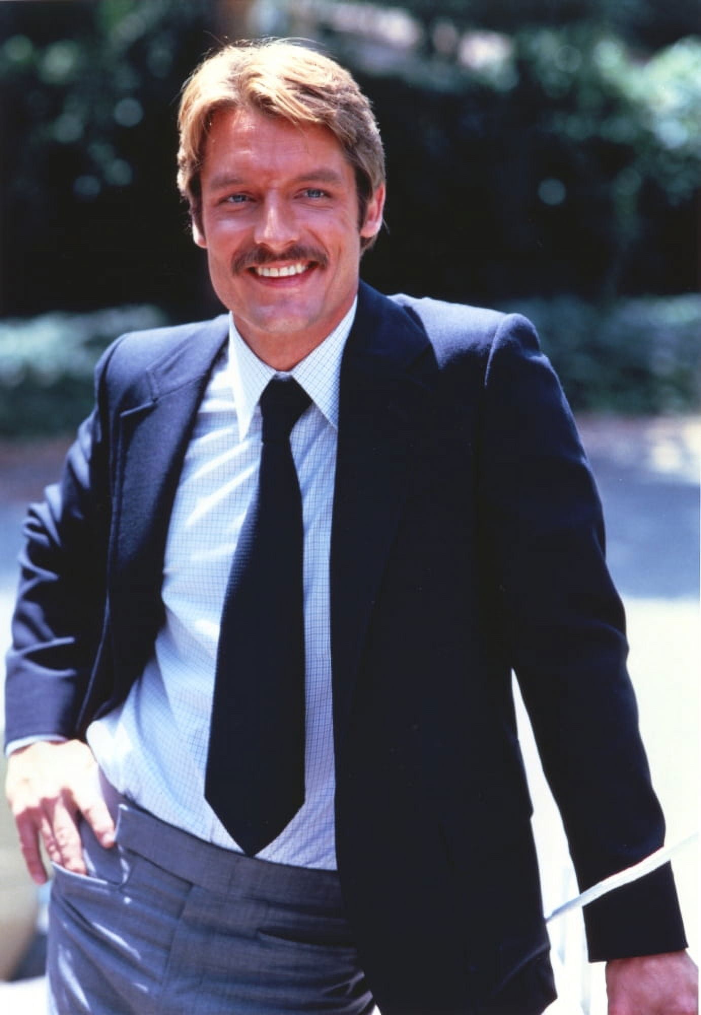 Perry King Pose in Formal Suit Photo Print (24 x 30) - Walmart.com