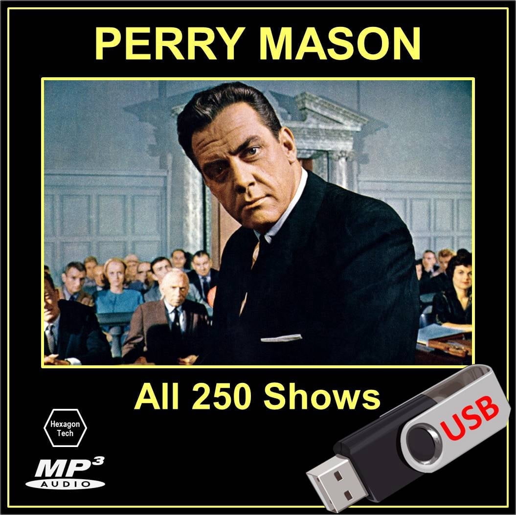 Perry Mason: All 250 Old Time Radio Episodes in MP3 [USB Flash Drive ...