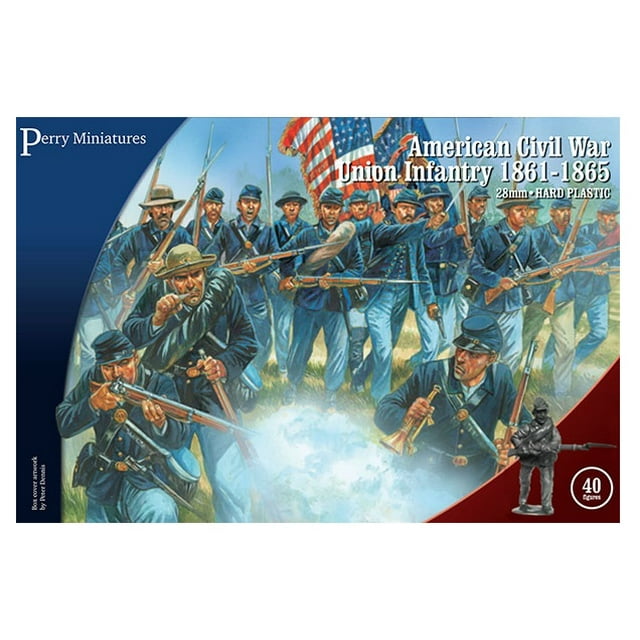 Perry Miniatures: American Civil War Union Infantry - 40 Figures 28mm ...