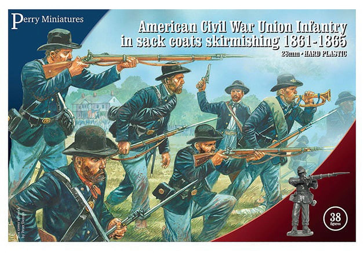 Perry Miniatures: American Civil War Union Infantry in Sack Coats - 38 ...