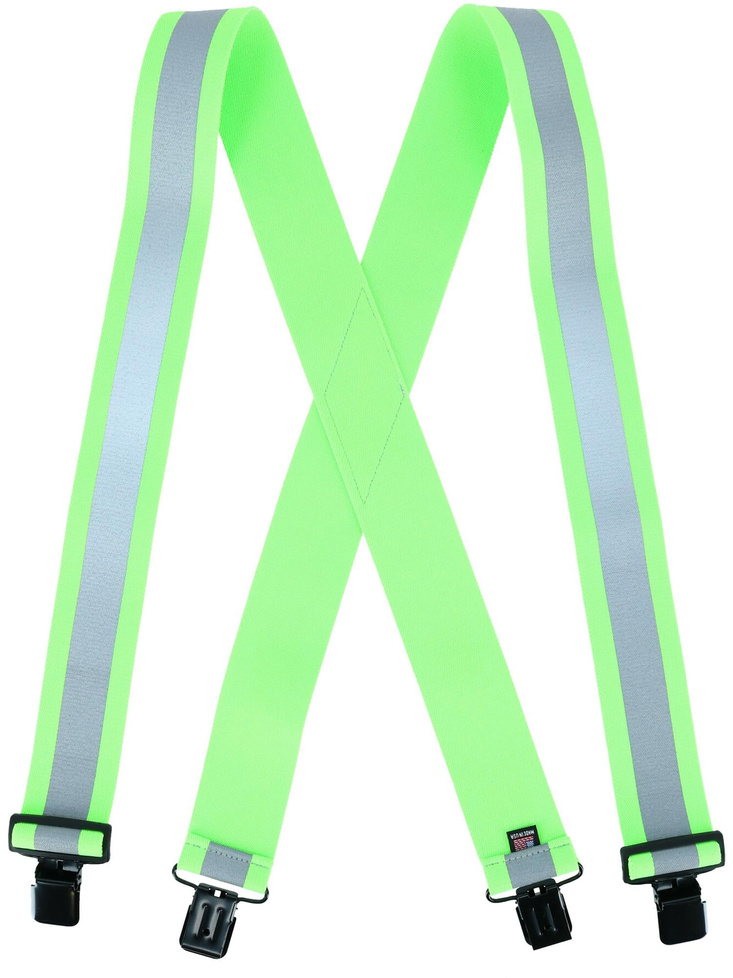 Perry Suspenders Clip-End Reflective Safety Suspenders (Men Big & Tall ...