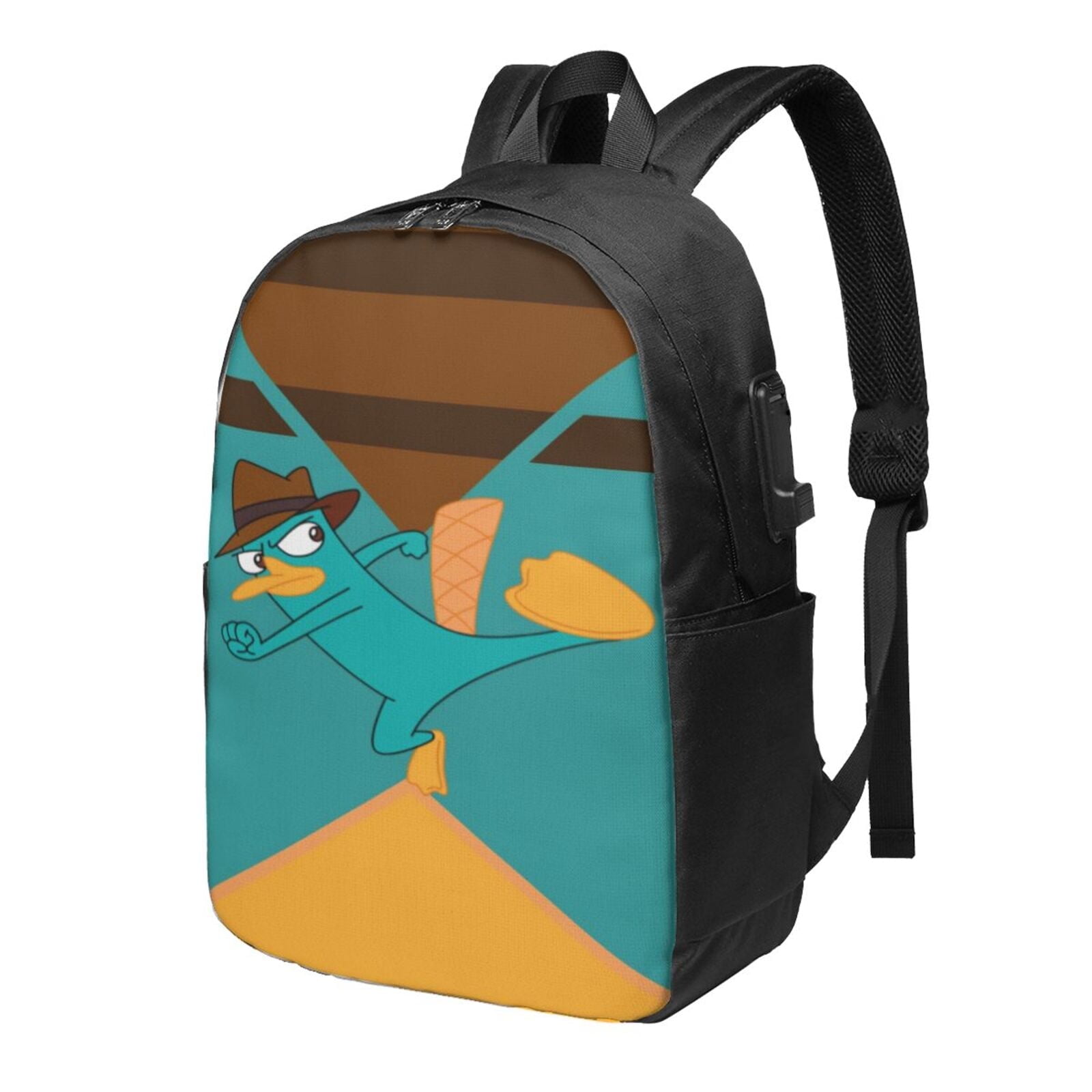Perry The Platypus Anime Backpack 3d Printed Travel Bags - Walmart.com