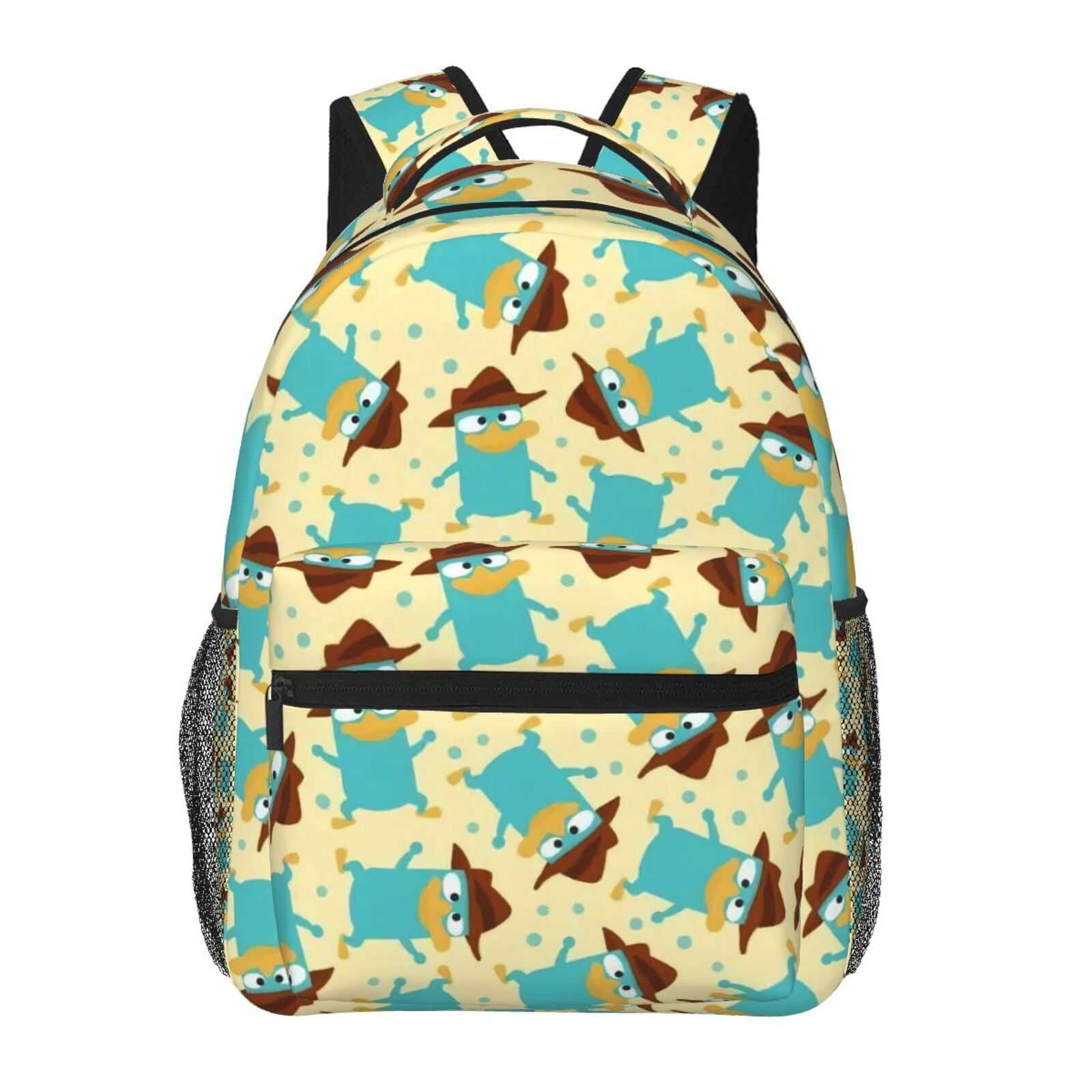 Perry The Platypus Backpack Cute Printed Lightweight Casual Unisex ...