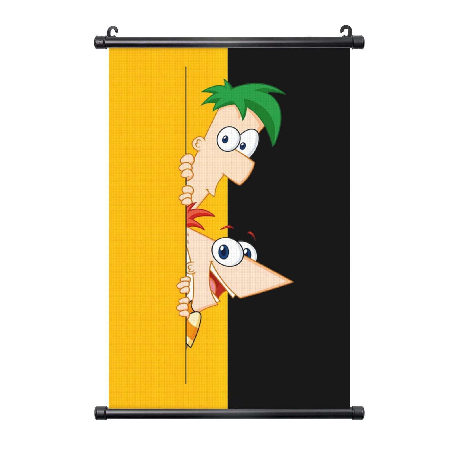 Hanging Poster Prints Canvas PVC Scroll Shaft Wall Art Painting Wall ...