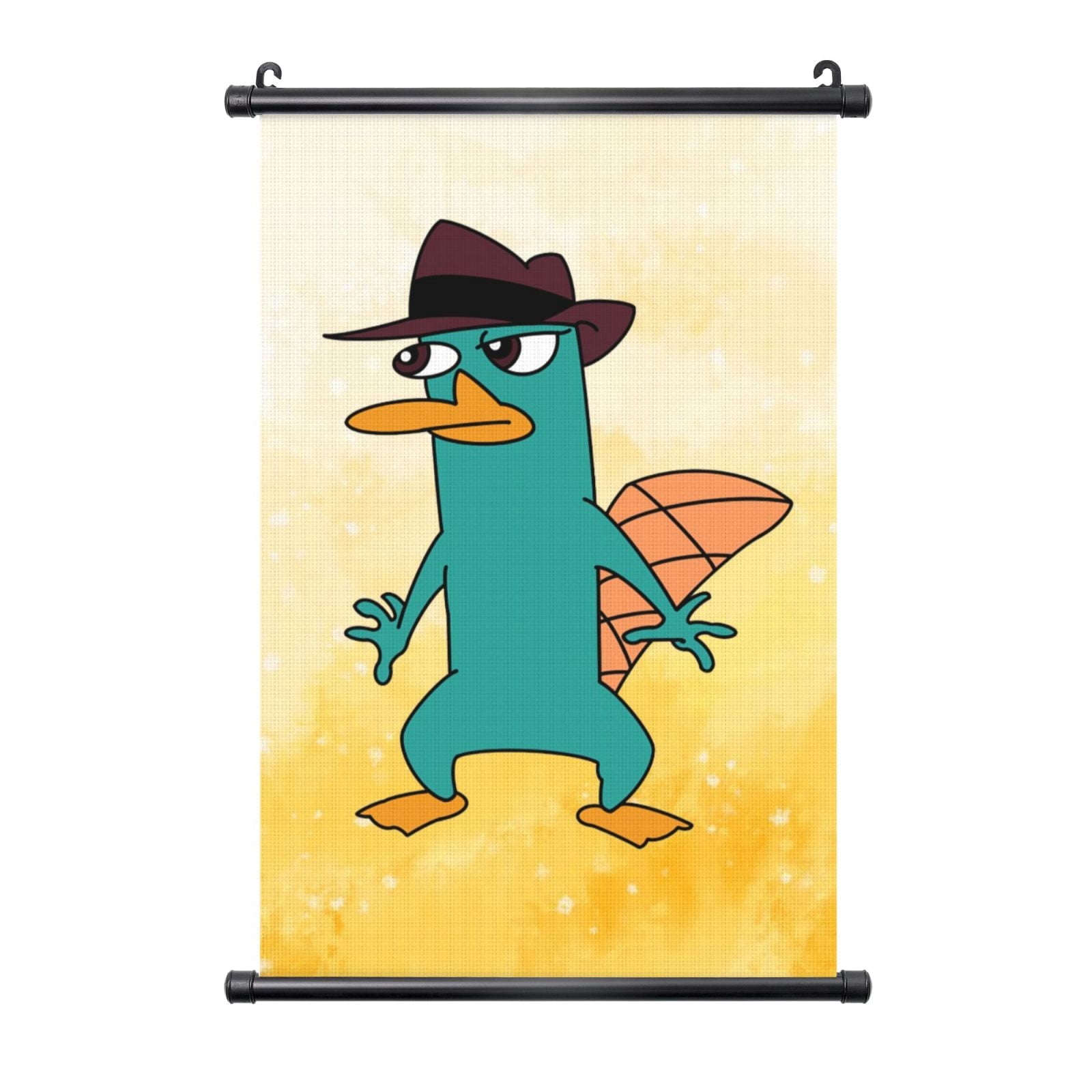 Hanging Poster Prints Canvas PVC Scroll Shaft Wall Art Painting Wall ...