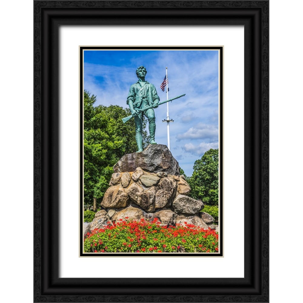 Perry, William 11x14 Black Ornate Wood Framed with Double Matting ...