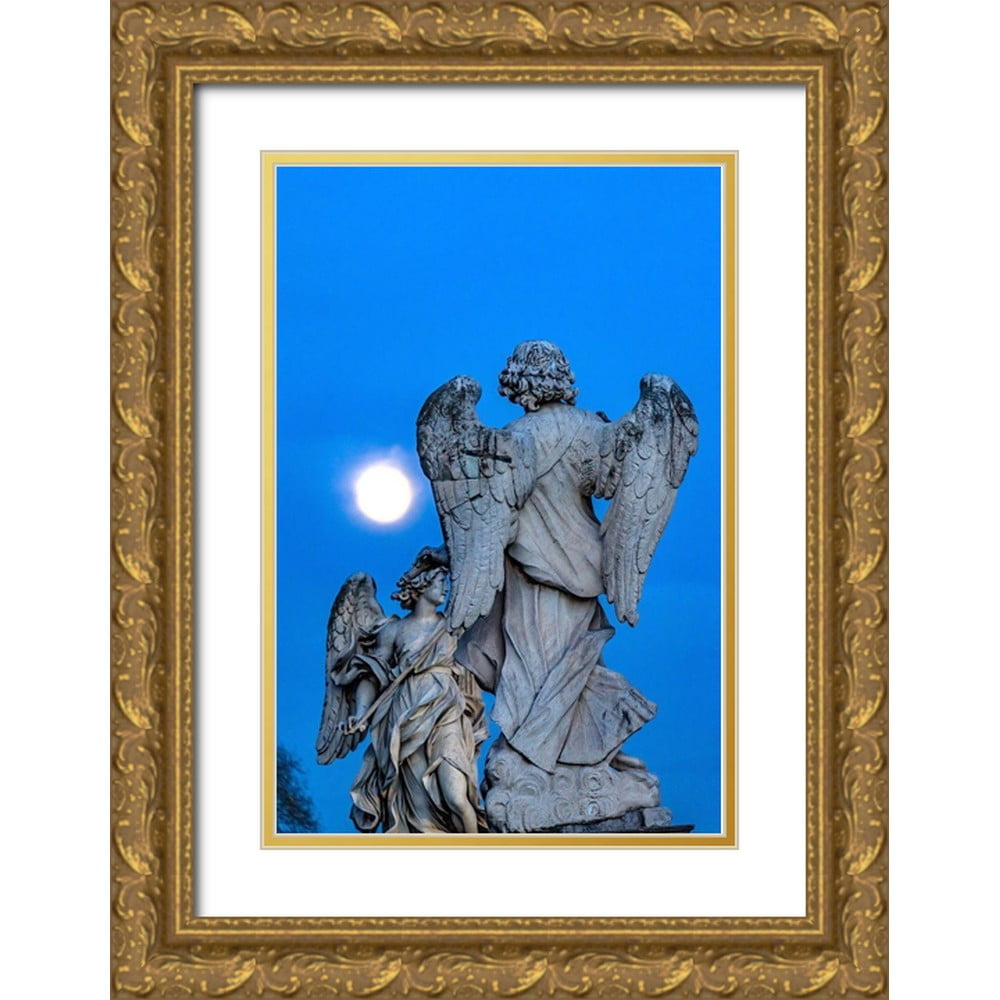 Perry, William 13x18 Gold Ornate Wood Framed with Double Matting Museum Art Print Titled - Moon ...