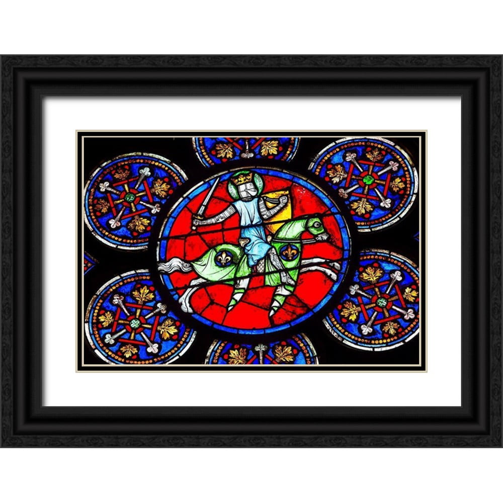 Perry, William 14x11 Black Ornate Wood Framed with Double Matting ...