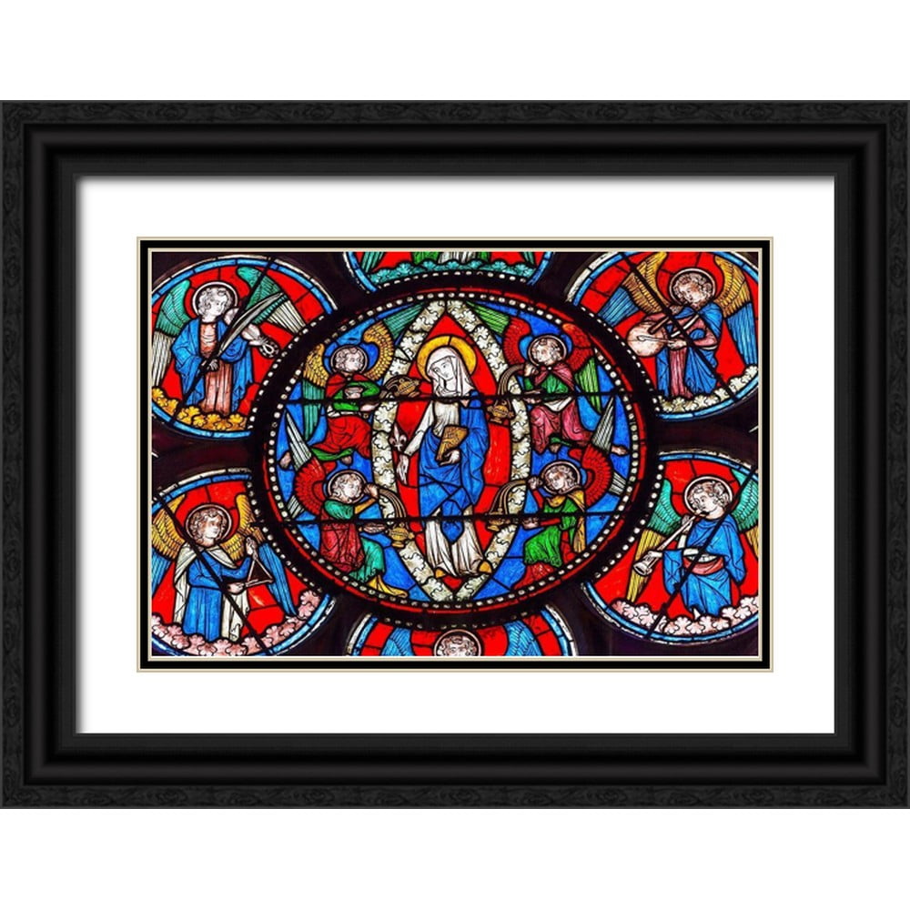 Perry, William 14x11 Black Ornate Wood Framed with Double Matting ...