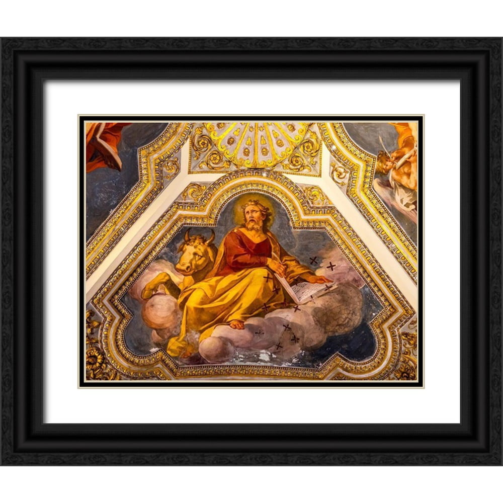 Perry, William 14x12 Black Ornate Wood Framed with Double Matting ...