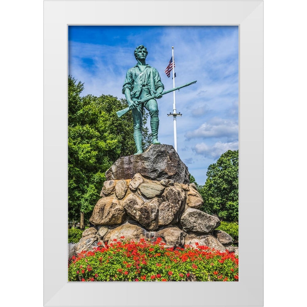 Perry, William 23x32 White Modern Wood Framed Museum Art Print Titled ...