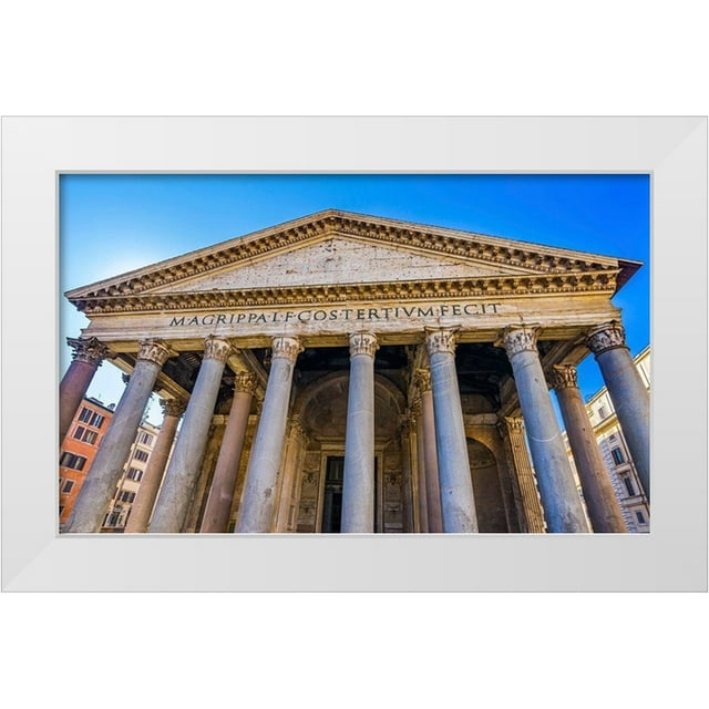 Perry, William 32x21 White Modern Wood Framed Museum Art Print Titled ...