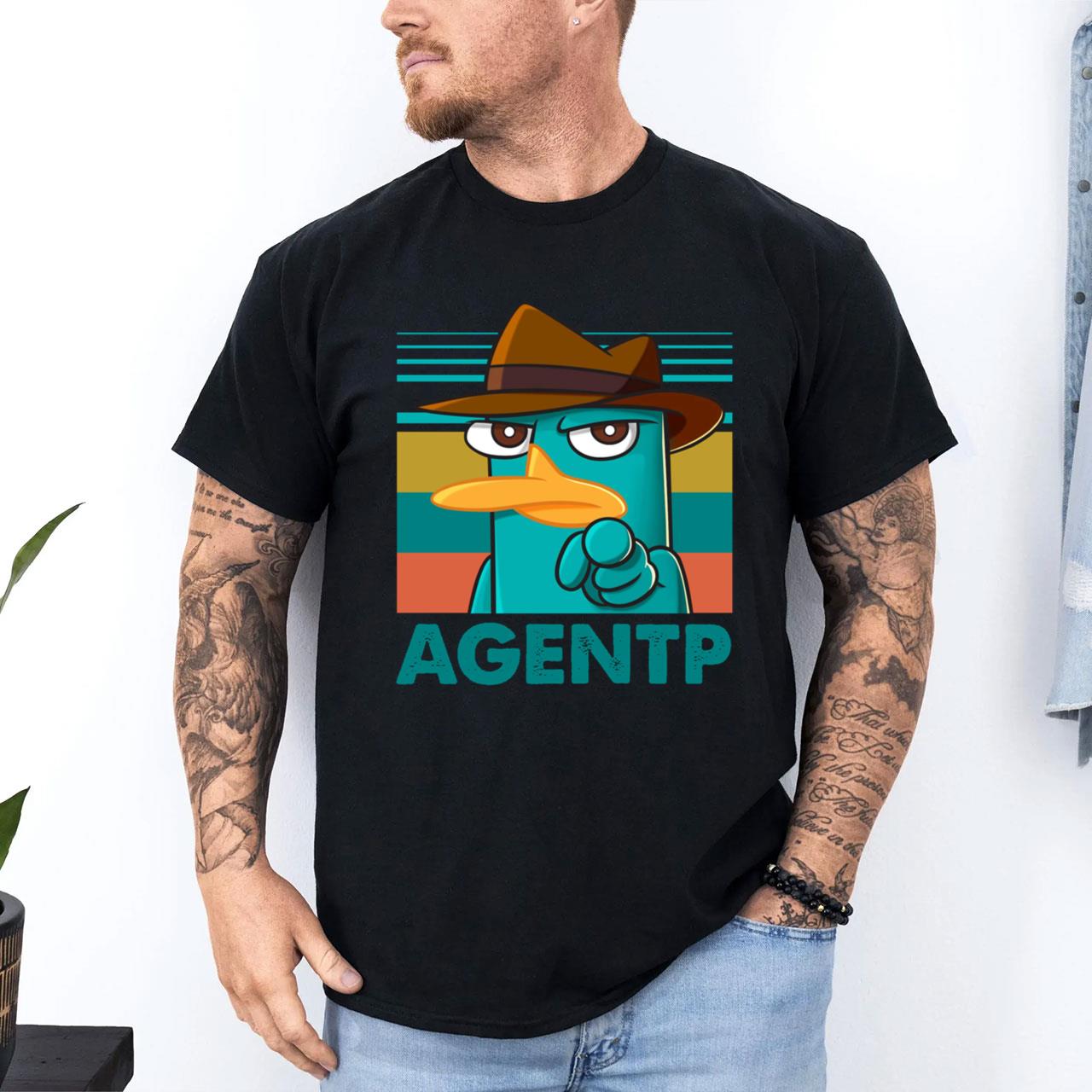 Perry the Platypus Agent P T-Shirt, Phineas and Ferb Shirt, Men's Women's Sizes (PRR-77521 ...