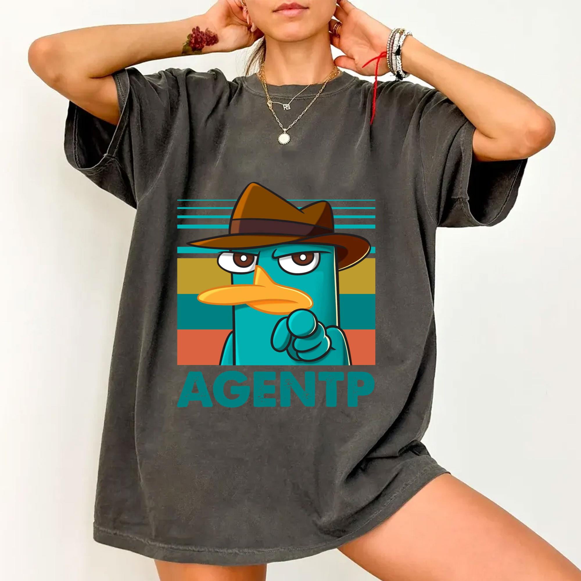 Perry the Platypus Agent P T-Shirt, Phineas and Ferb Shirt, Men's Women ...