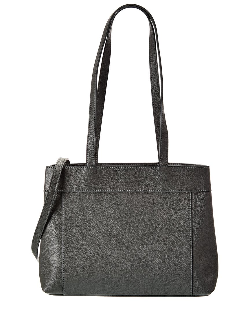 Persaman New York Mia13 Leather Tote, Grey - Walmart.com
