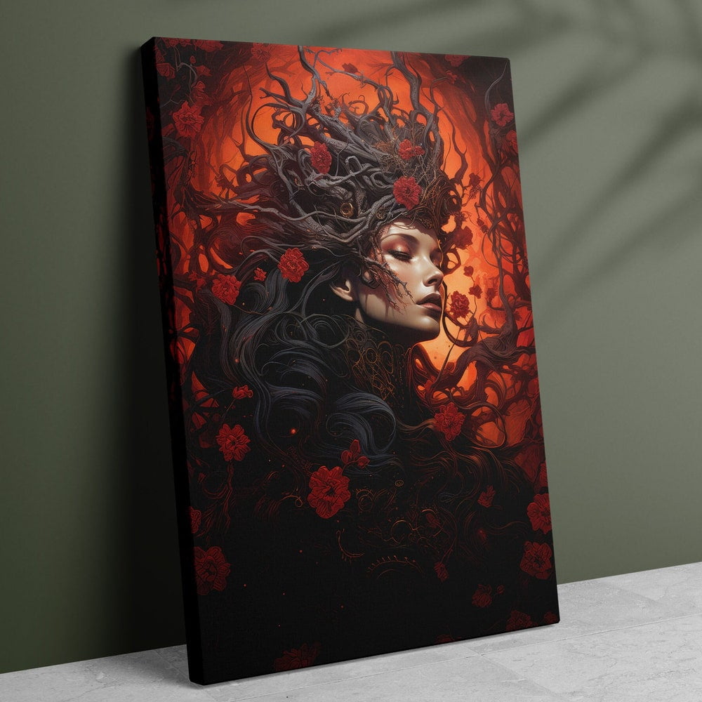 Persephone Poster Art, Greek Underworld Goddess, Poster Wall Art, Greek ...