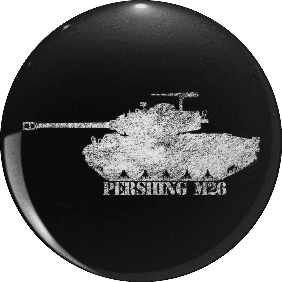 Pershing M26 US Military Army Heavy Battle Tank Pin Lapel Pin Brooch ...
