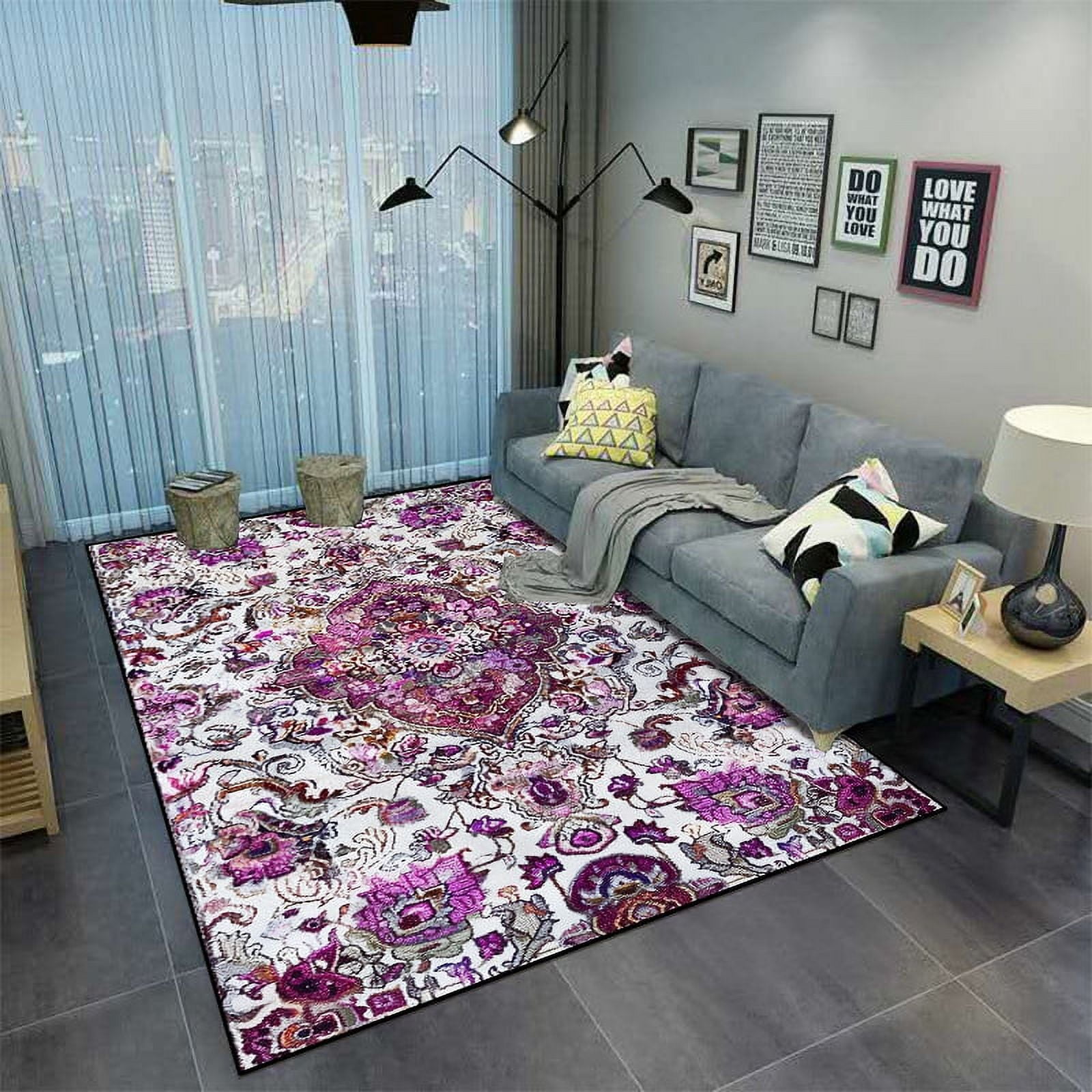 Persia Printing Carpets for Living Room ration Washable Lounge Rugs ...