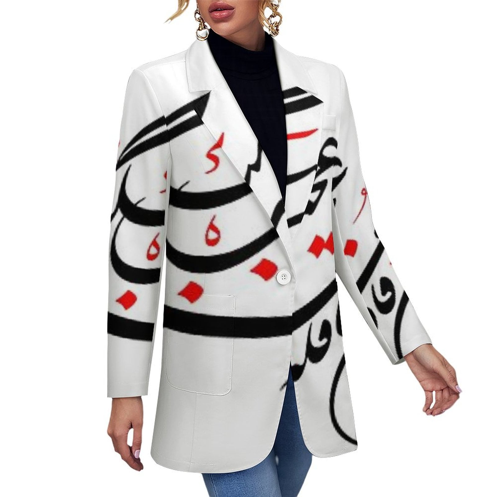 Persian Calligraphy (Life & Time) Woman Casual Loose Suits Summer ...