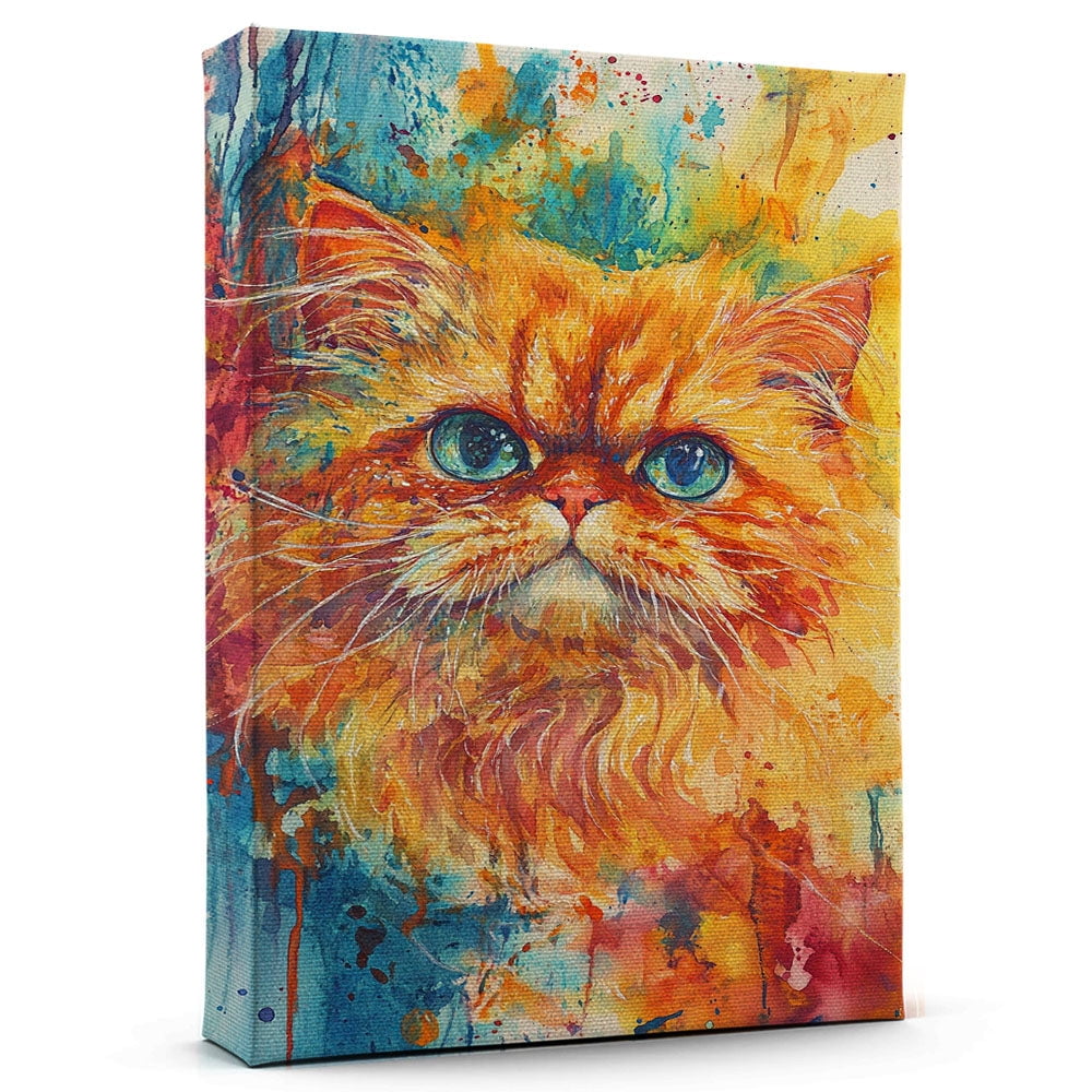 Persian Cat Cinnamon Canvas, Colorful Persian Cat Cinnamon Picture ...