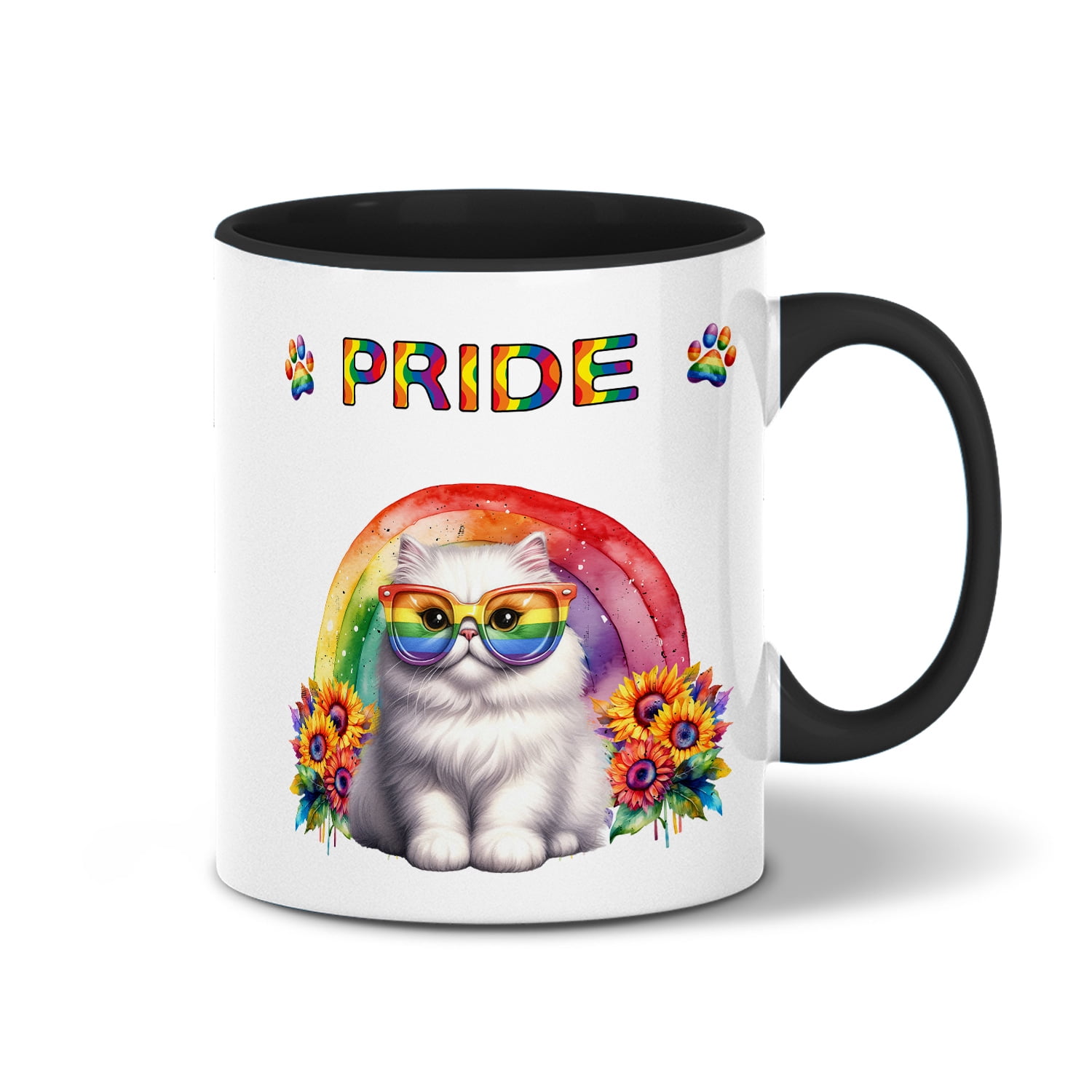 Persian Celebrates Rainbow Pride Month LGBT LGBTQ+ 11oz Accent Two-tone ...
