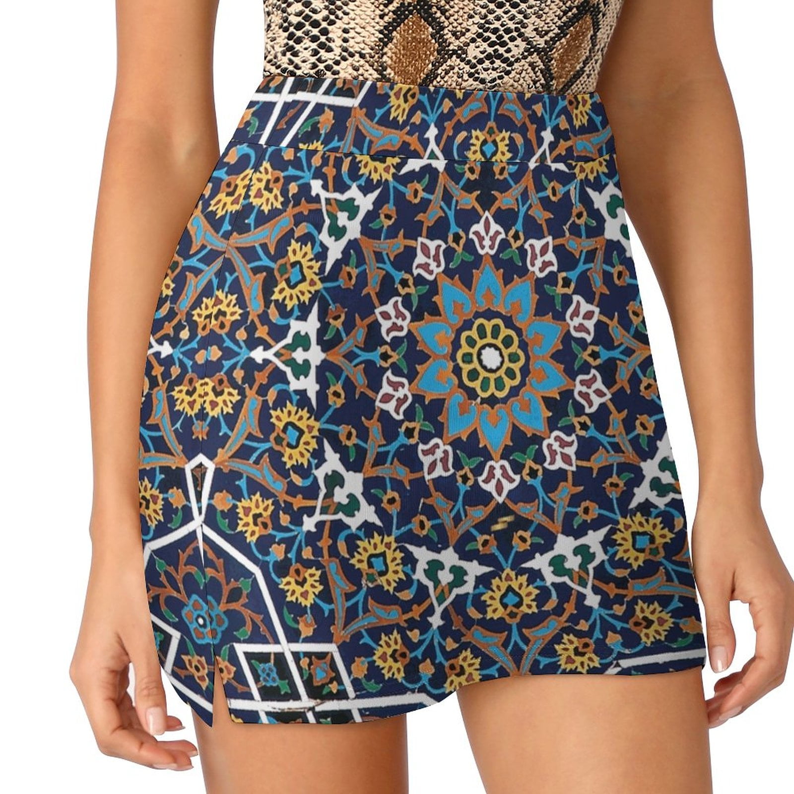Persian Ceramic Design 10 Skirts Woman Fashion 2025 Pant Skirt Mini ...