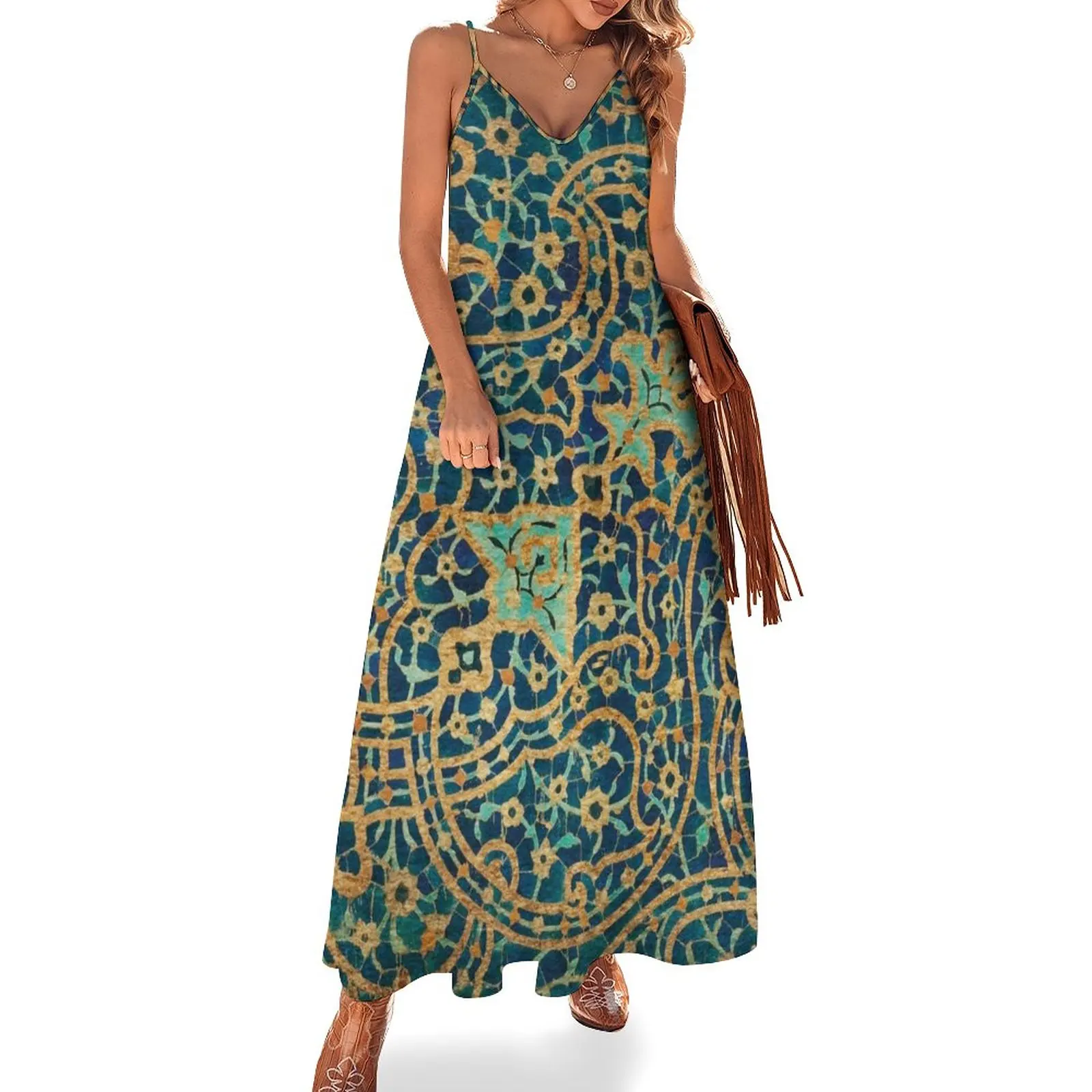 Persian Ceramic Design 20 Sleeveless Dress elegant evening dresses for ...