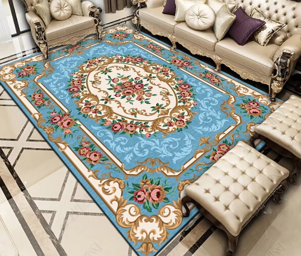 Persian Ethnic Rugs for Parlor Bohemian Luxury Thickening Large Living ...