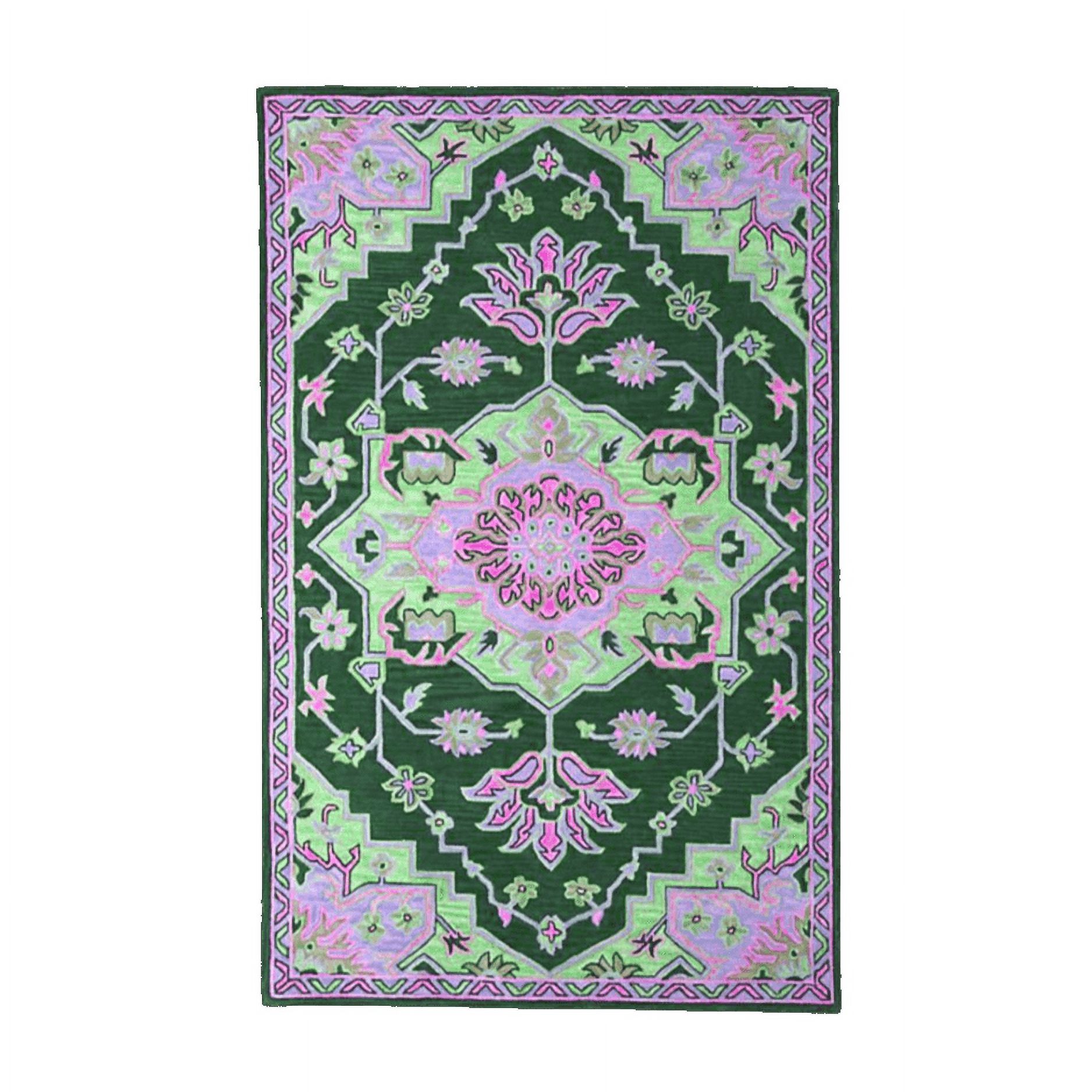 Persian Eye on Fire Hand Tufted Wool Rug - Walmart.com