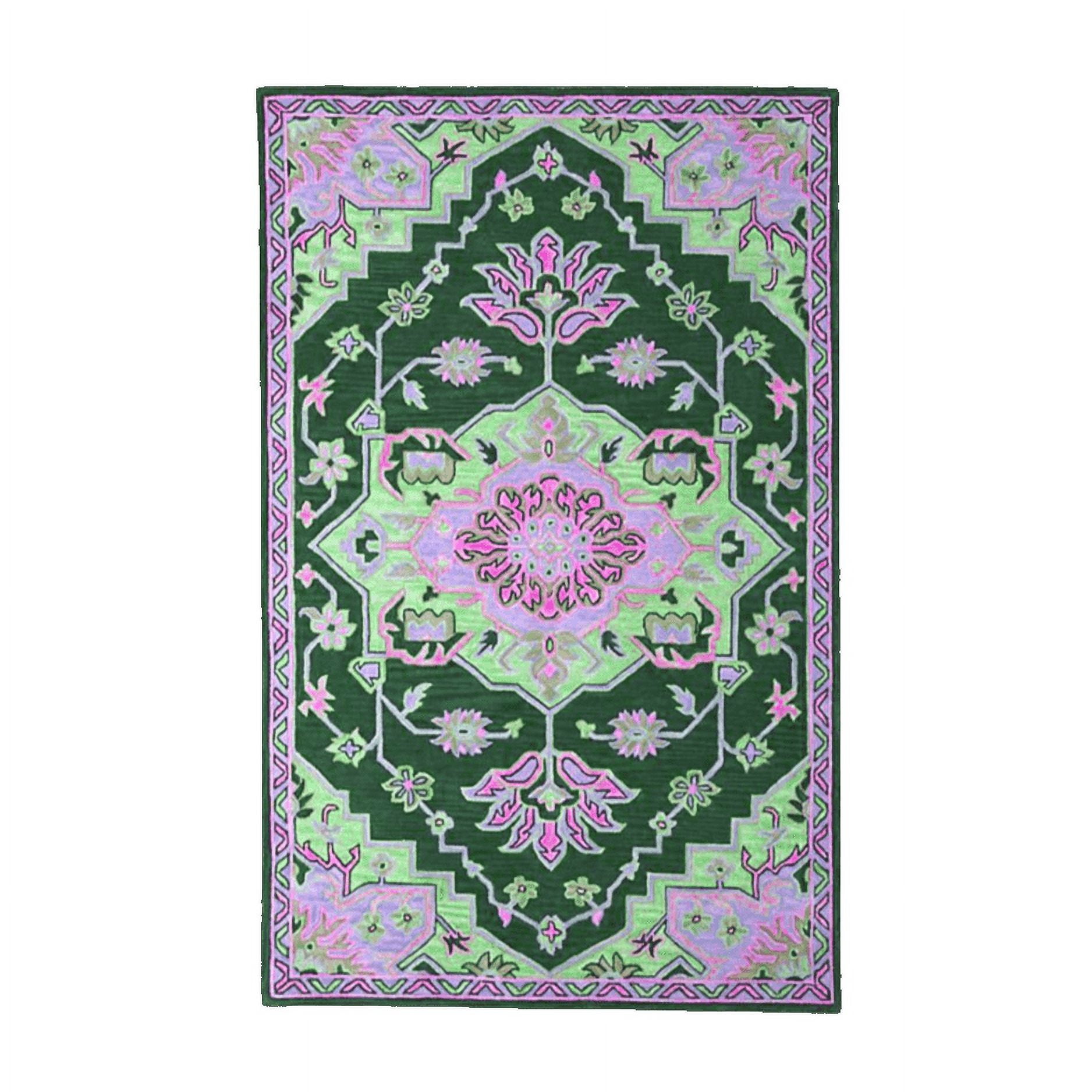 Persian Eye on Fire Hand Tufted Wool Rug - Walmart.com