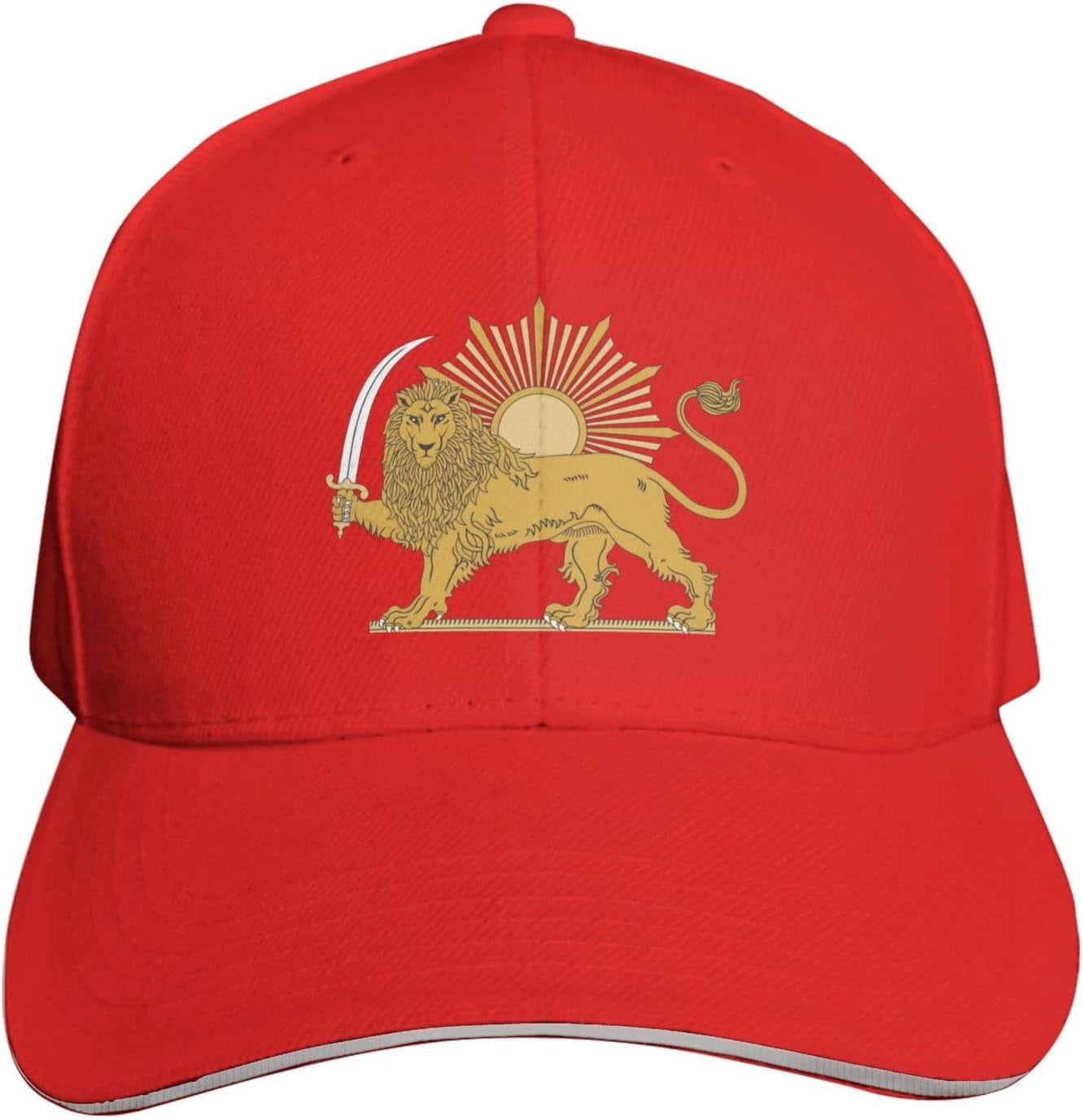Persian Flag Iranian Lion Sun and Crown Iran Persia Hat Cap Men Women ...