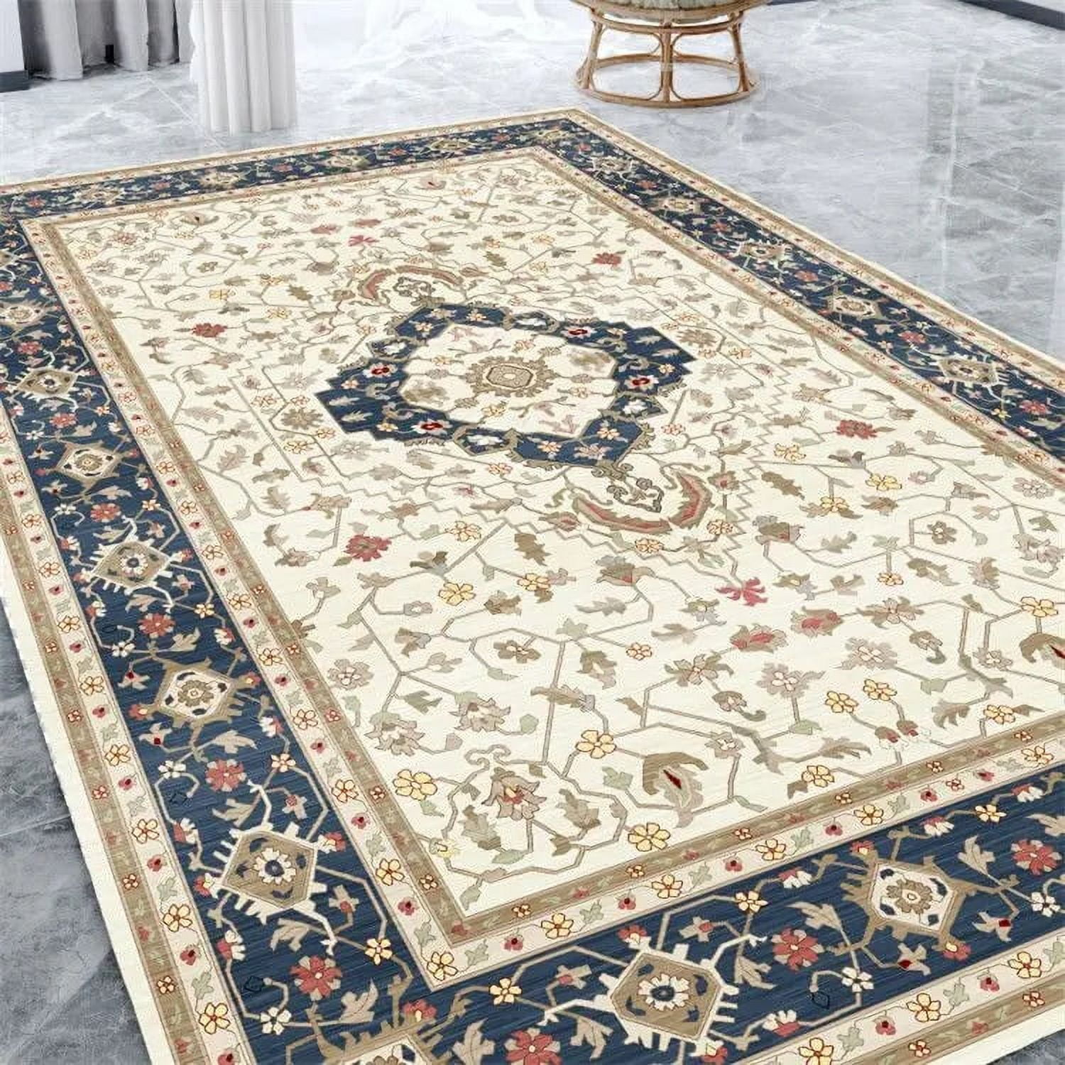 Persian Living Room Carpet American Light Luxury Retro Coffee Table Rug ...